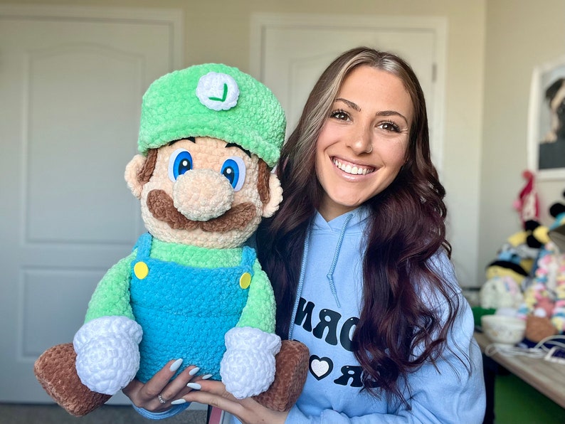 Luigi Crochet Pattern PDF - Plush - Amigurumi- Tutoriel - US Terms ...