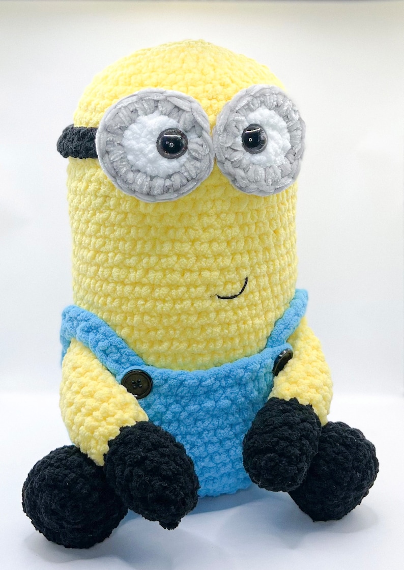 Kevin Cuddle Size Minion Crochet Pattern Pdf plush - Etsy