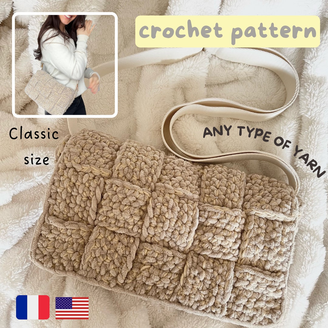 Easy Crochet Bag Pattern - Classic Size - Beginner - Meli Melo Cross ...
