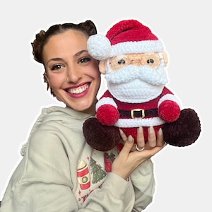 Santa Crochet Pattern - Cuddle Size - Santa Claus Amigurumi Pattern ...