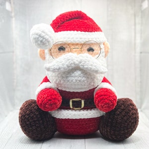 Santa Crochet Pattern - Cuddle Size - Santa Claus Amigurumi Pattern ...