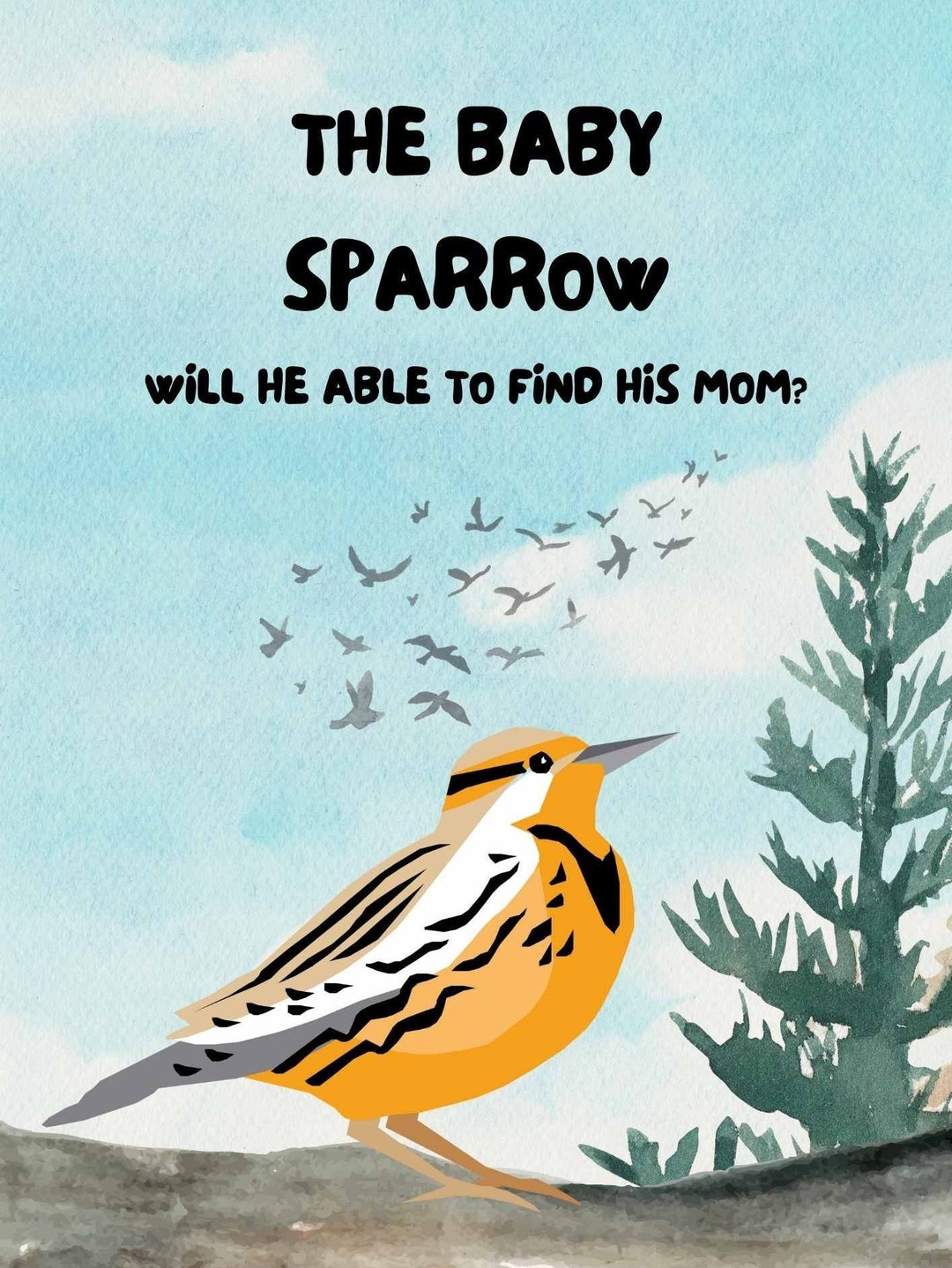 The Baby Sparrow | Children Ebook Digital Download| Poetry - Etsy