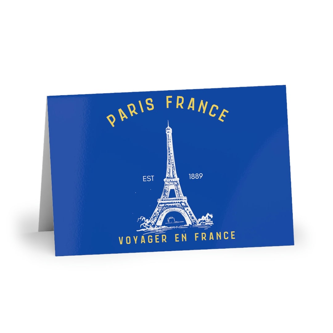 Notecards 10 Pack, Paris France Blank Cards, Travel to France, Paris ...