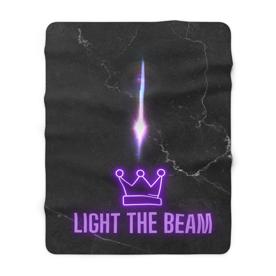 Light the Beam Sherpa Fleece Blanket, Kings Basketball, Sacramento ...
