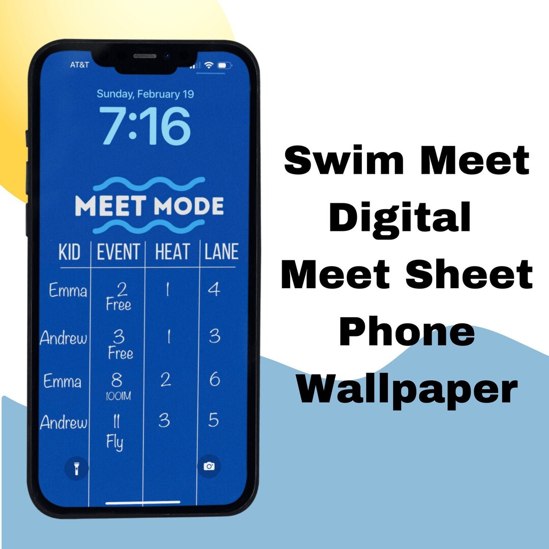 Swim Meet Digital Organization, Swimming Goals, Swim Team Planning ...