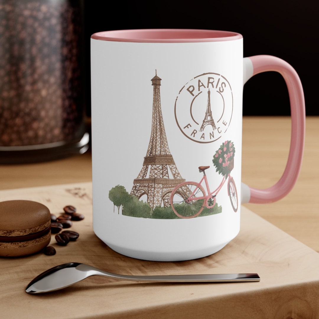 Paris France Romantic Mug, Emily Paris Mug, Valentine's Day Gift ...