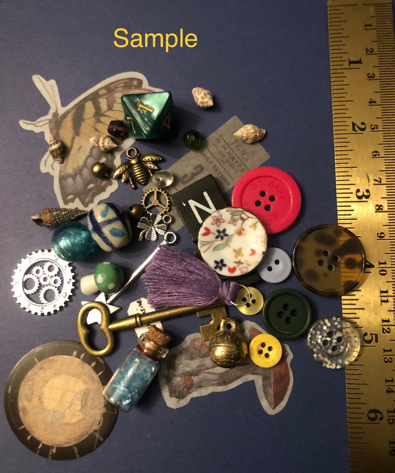 Crow's Treasures I Mystery Bag I Confetti Mix I Trinkets I - Etsy