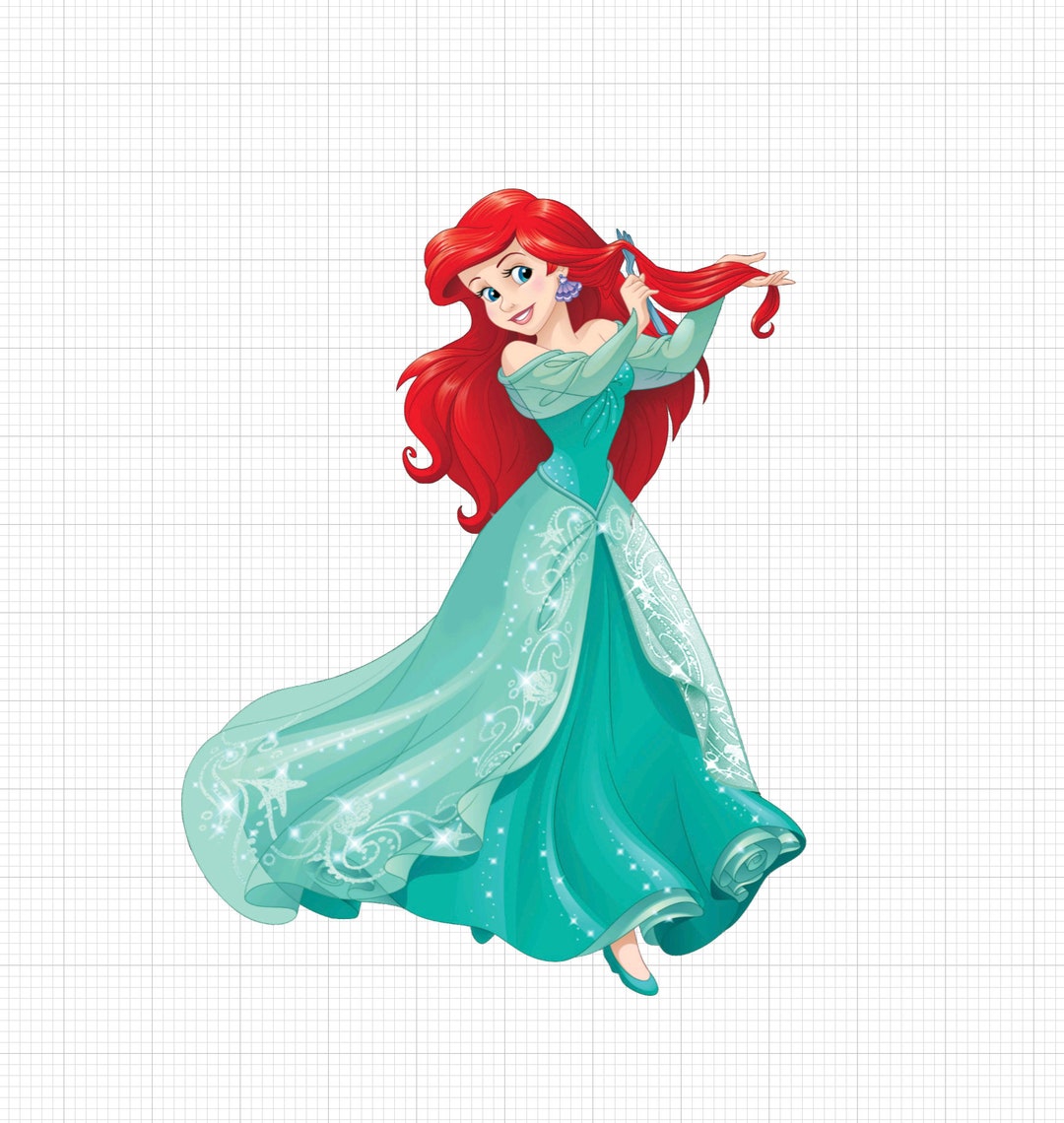 Ariel Little Mermaid - PNG Instant Download - Etsy