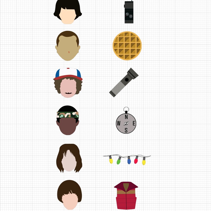 Strangers things stickers - Etsy México