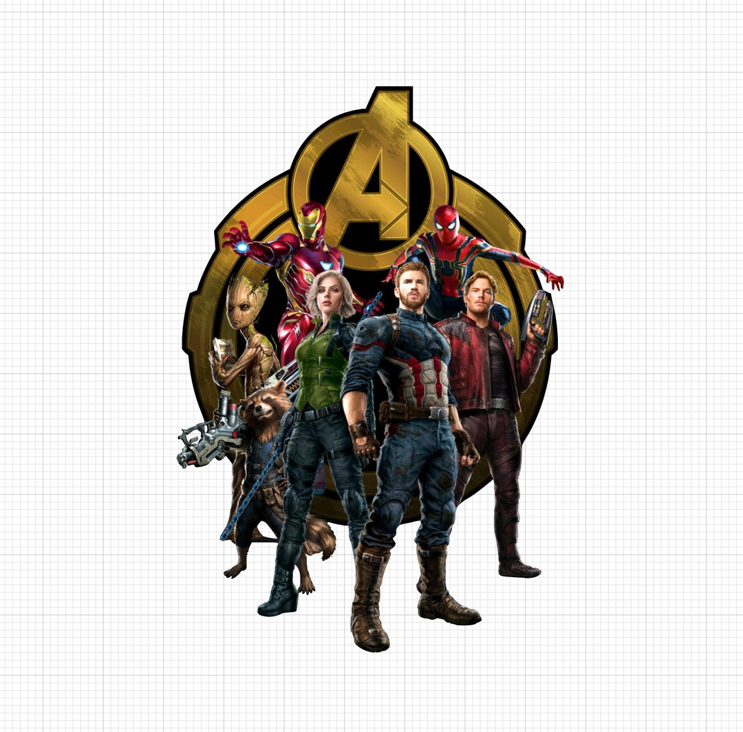 Avengers Infinity War PNG - Digital Download - Etsy