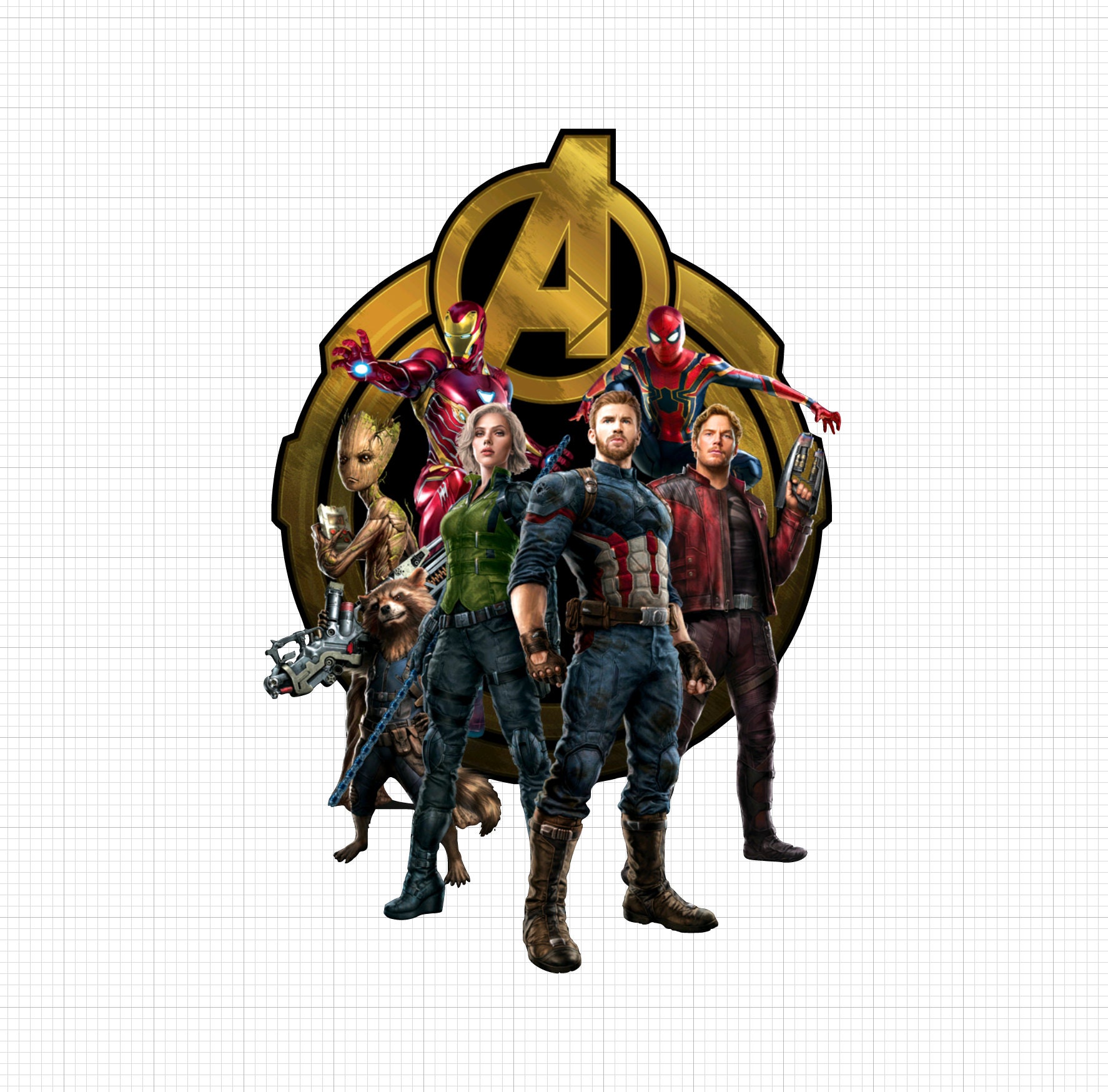 Avengers Infinity War PNG Digital Download - Etsy