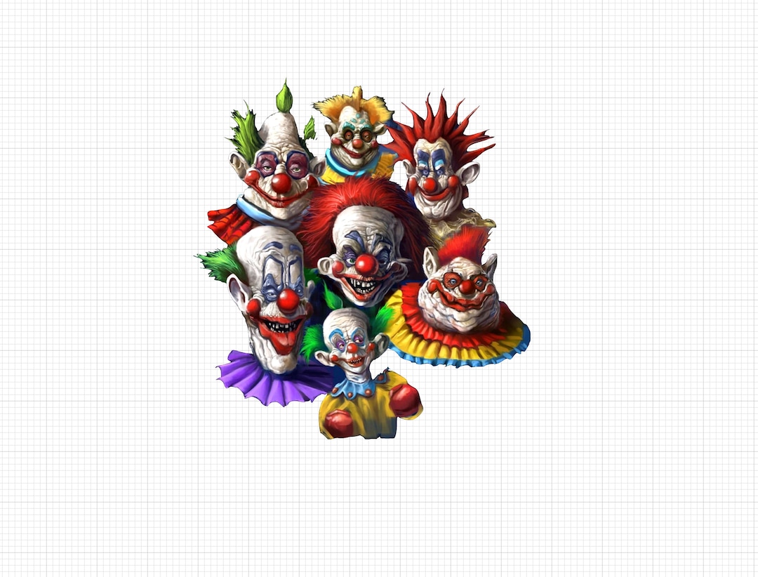 Killer Clowns PNG - Digital Download - Etsy