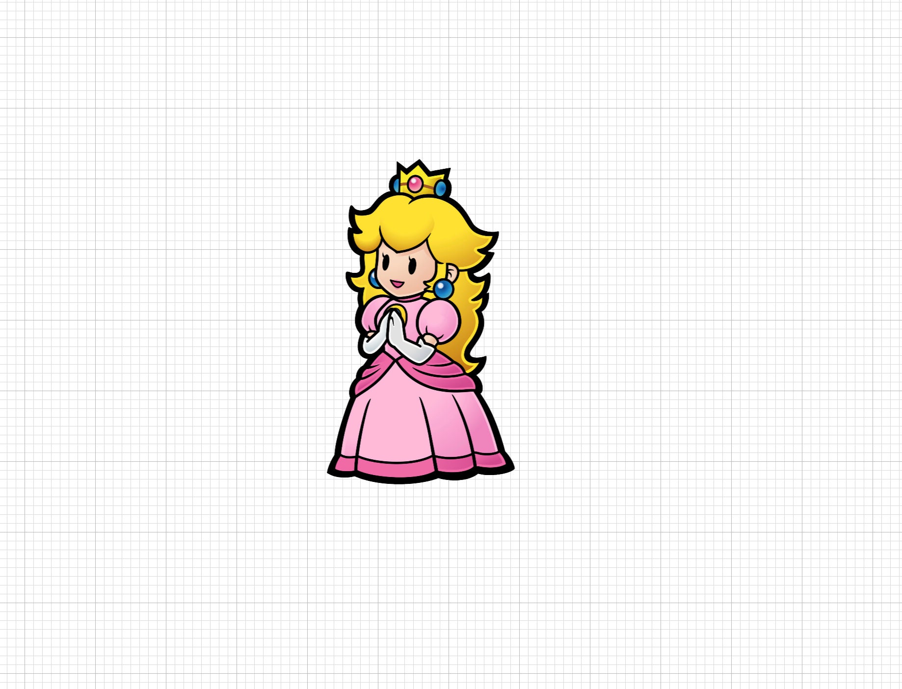 Princess Peach PNG Digital Download - Etsy