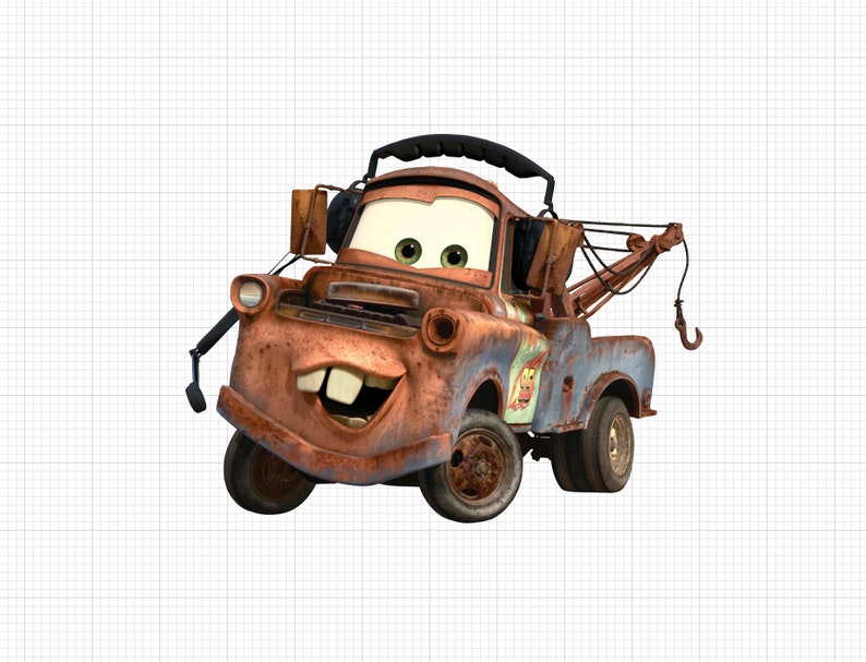 Mater Cars PNG - Digital Download - Etsy