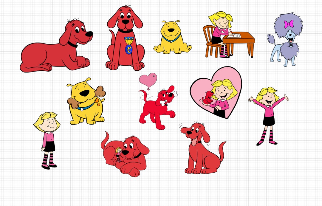 Clifford PNG Bundle - Etsy