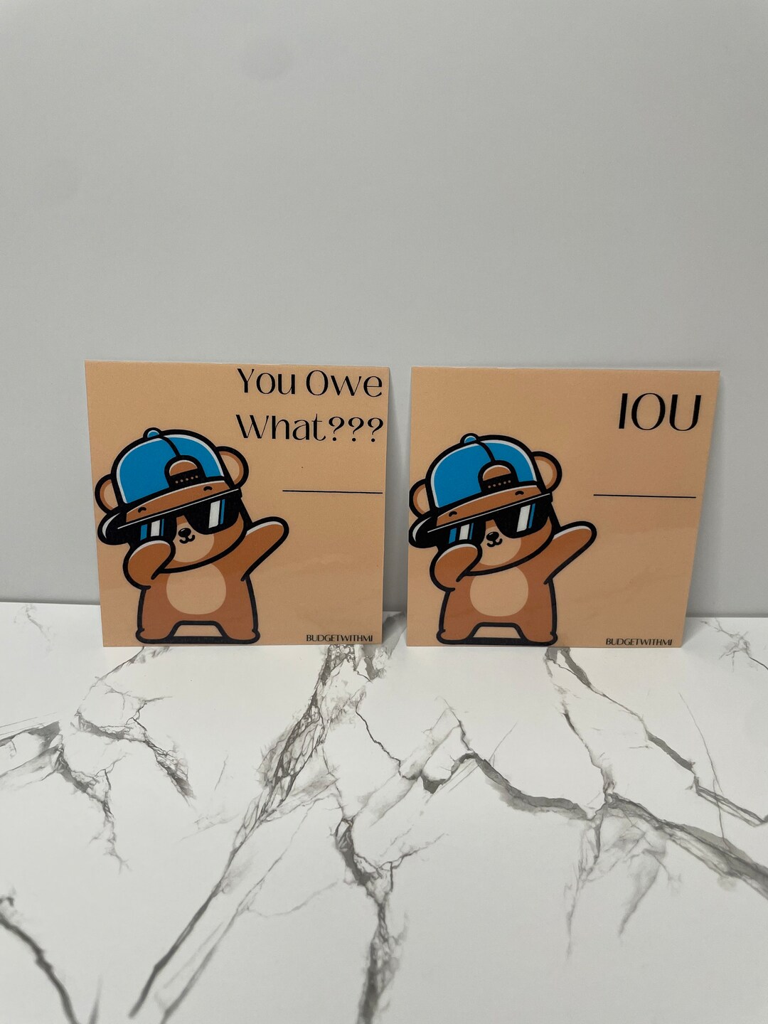 Laminated IOU Slips | Cute IOU Slips | - Etsy