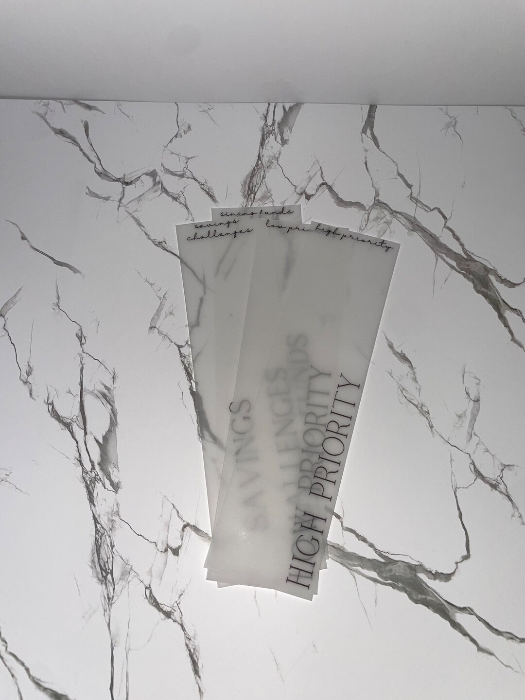 A6 Budget Binder Bookmarks - Etsy