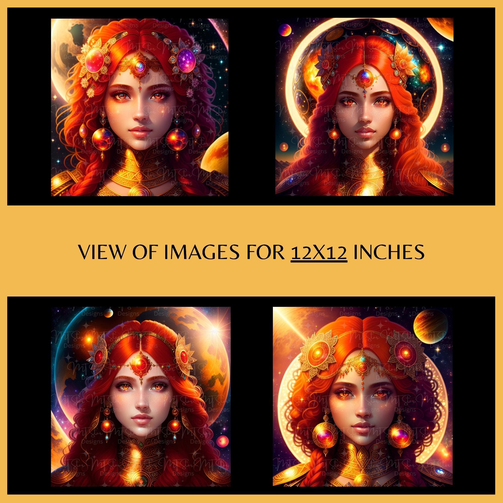 Galaxy Goddesses INSTANT DOWNLOAD Vol 2 Printable Paper Outer - Etsy