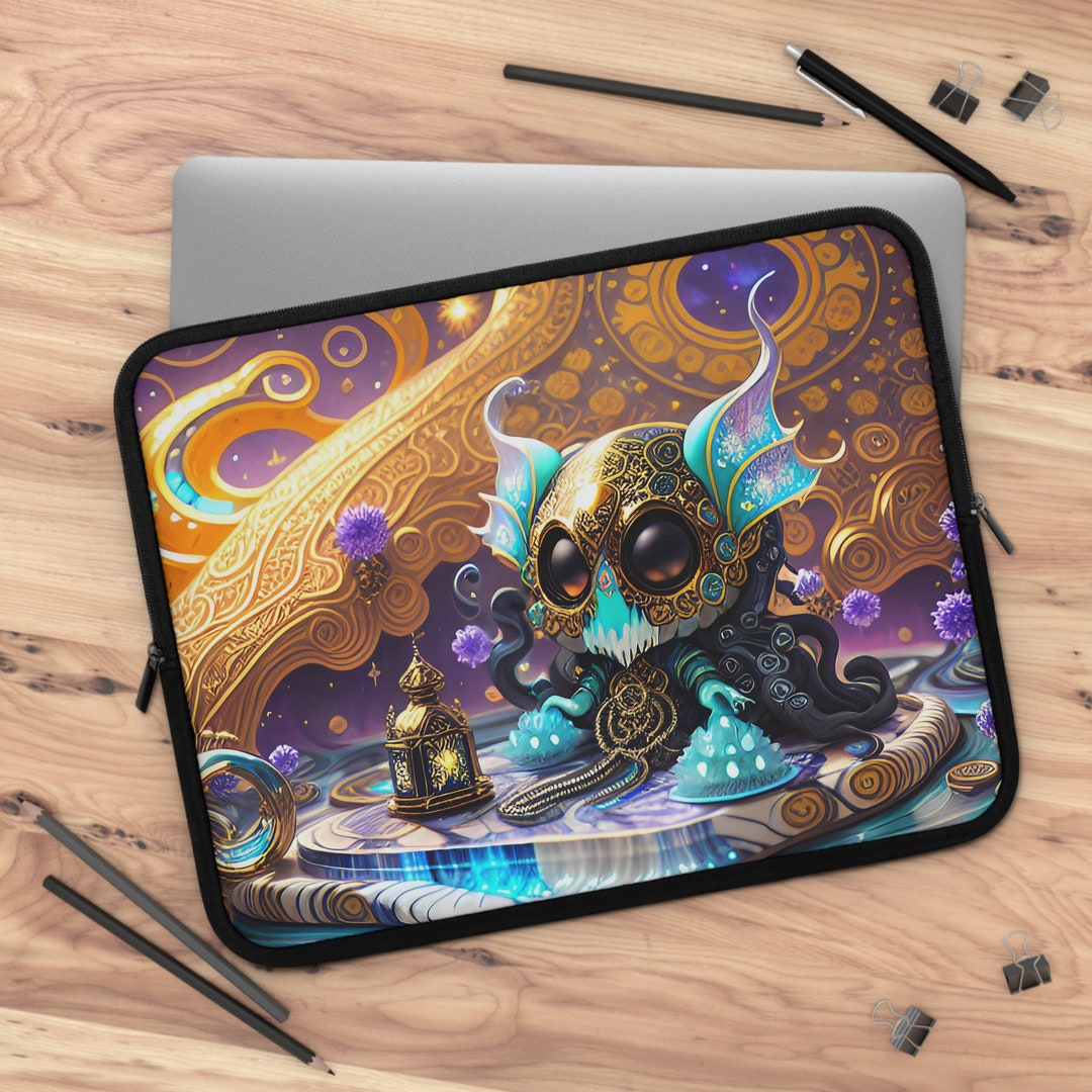 Functional Art Laptop Sleeve Mystic Goblin Dreams Enchanted Fantasy ...