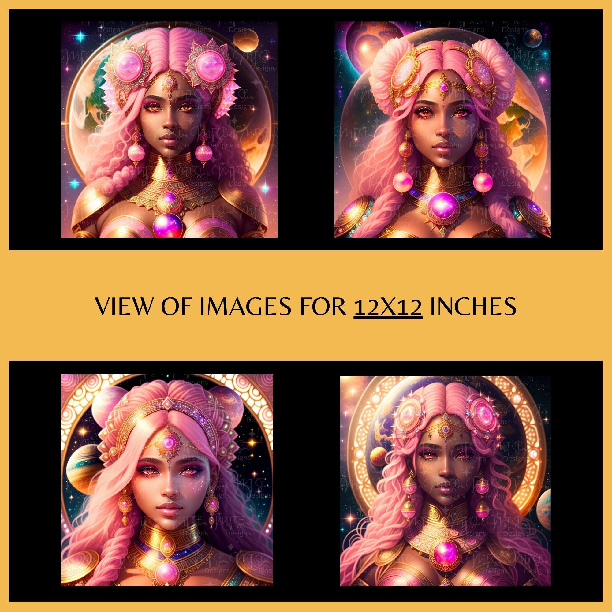 Galaxy Goddesses INSTANT DOWNLOAD Vol 2 Printable Paper Outer - Etsy