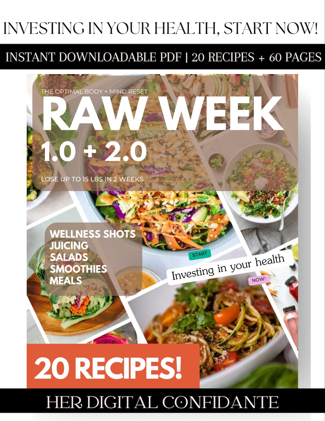 Raw Week | Salads | Juicing | Smoothies | Healthy Eating | Raw Recipes | Plant-based |mental ...