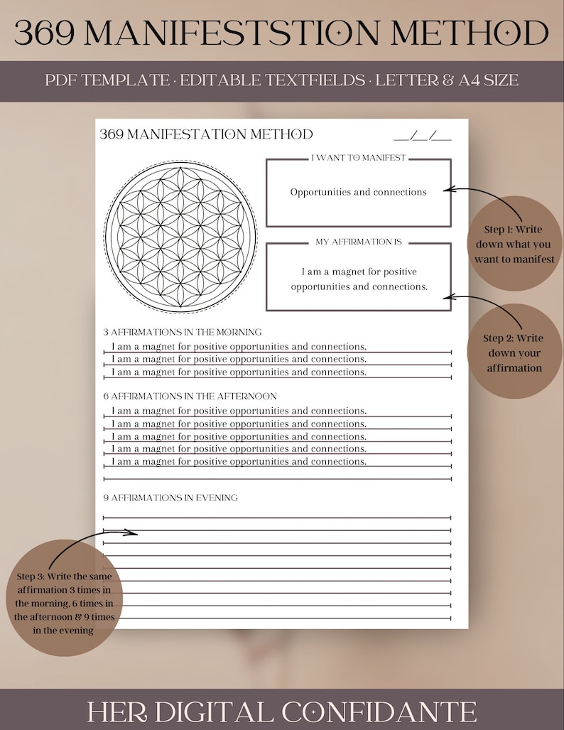 369 Manifest Journal | 369 Manifestation Journal | 369 Method | 369 ...