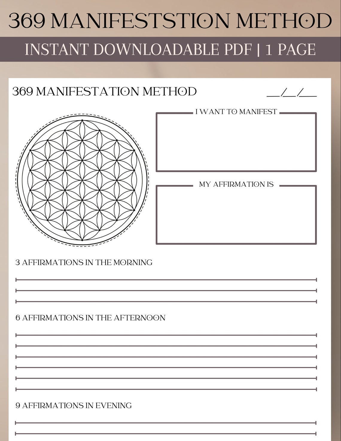 369 Manifest Journal | 369 Manifestation Journal | 369 Method | 369 ...