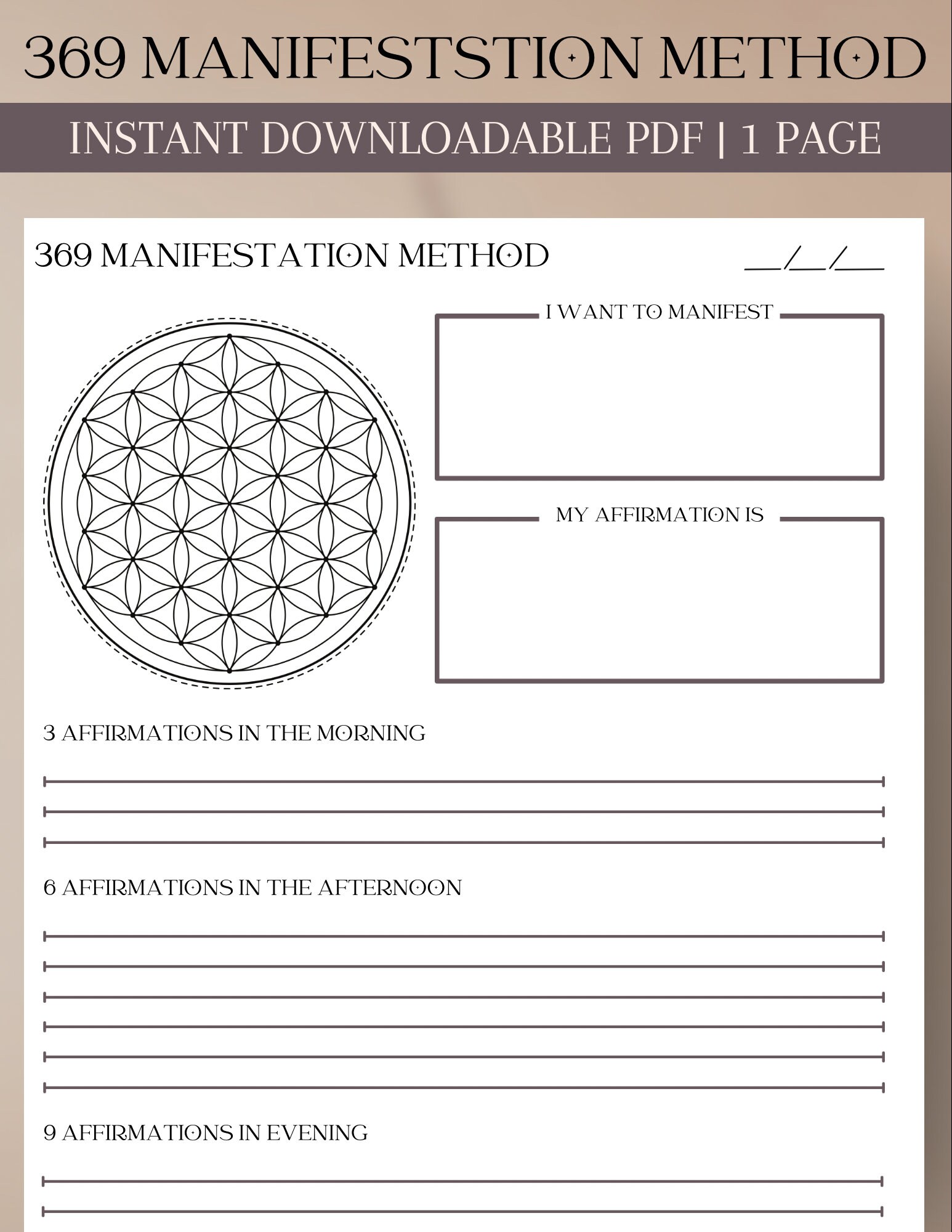 369 Manifest Journal | 369 Manifestation Journal | 369 Method | 369 ...