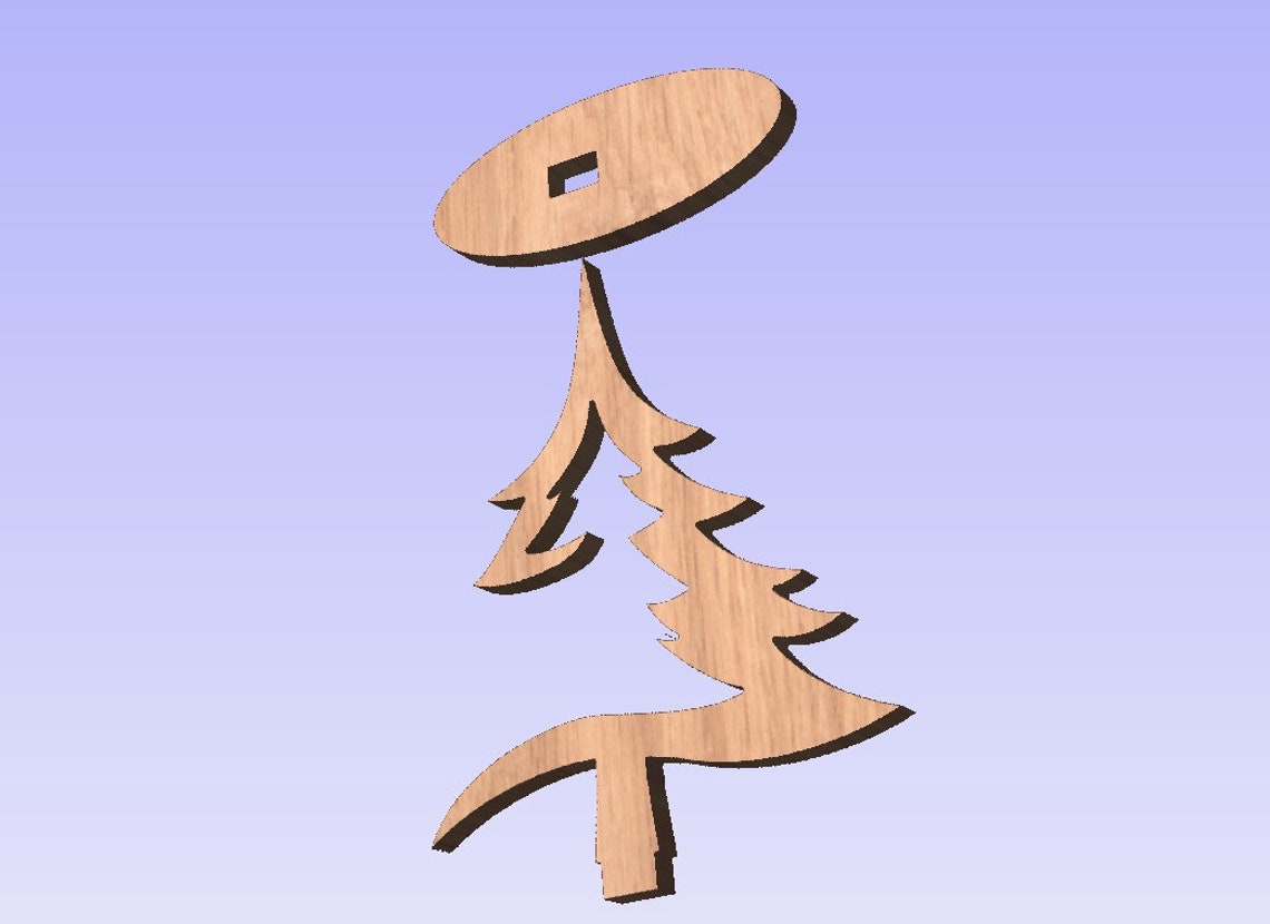 Christmas Tree Shaped Ornament Hangerdigital Download Only - Etsy