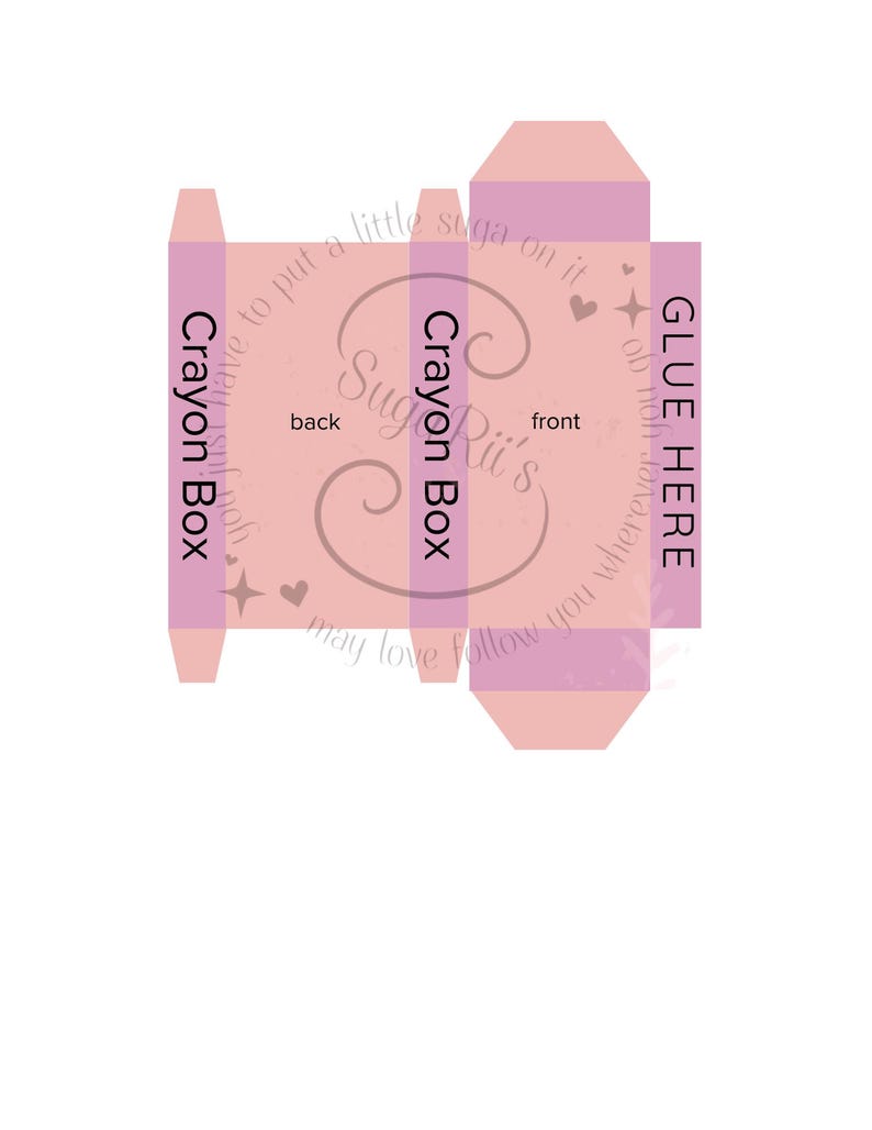 Crayon Box Canva Template - Etsy