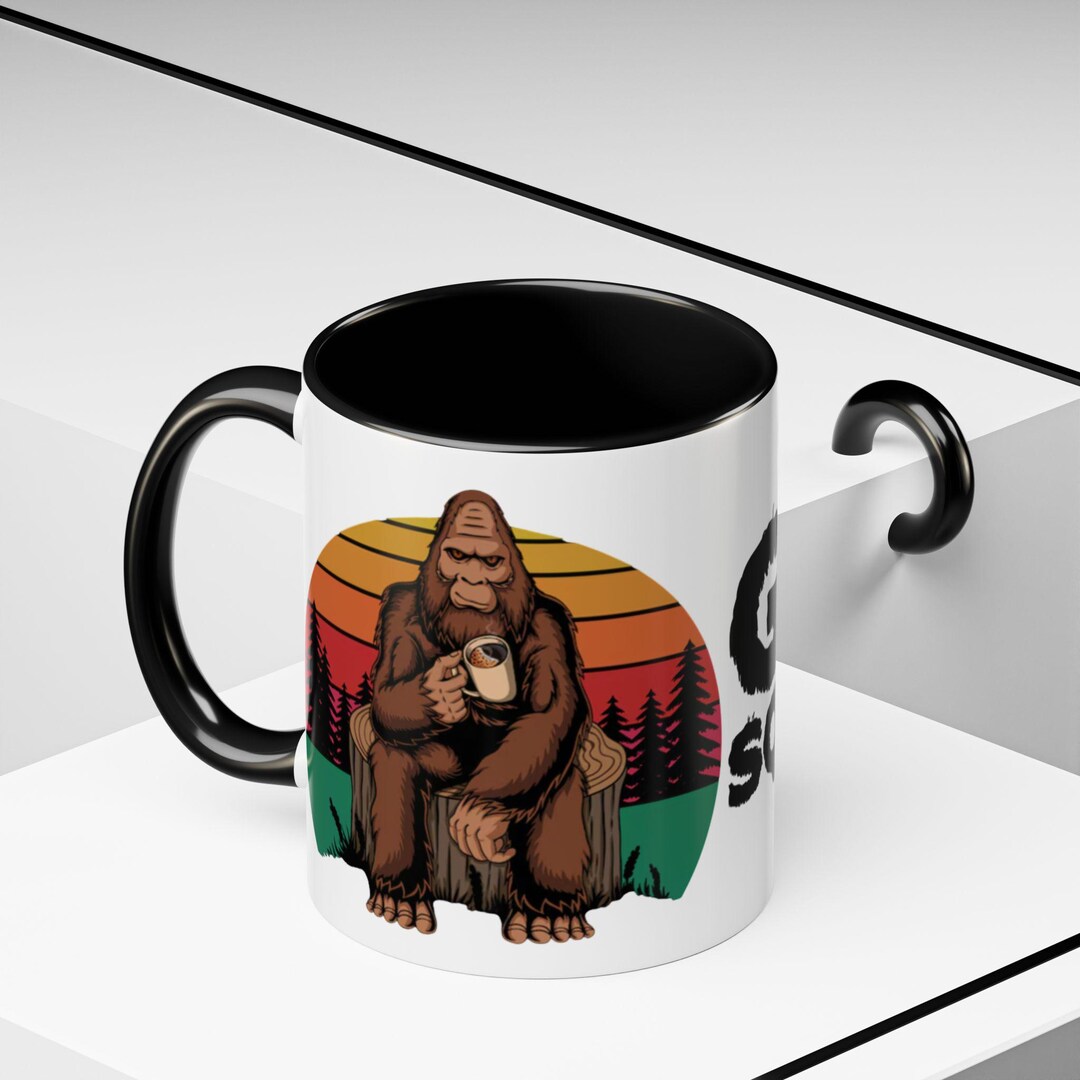 Gone Squatchin Bigfoot Coffee Mug | Accent 11oz 15oz - Etsy