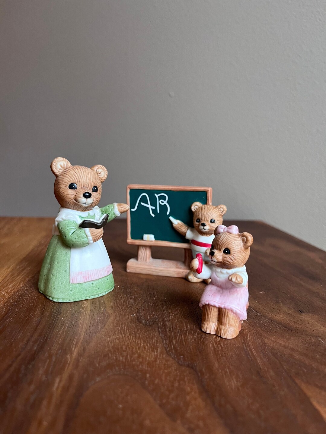 Homco School Bears 1409 Set - Etsy