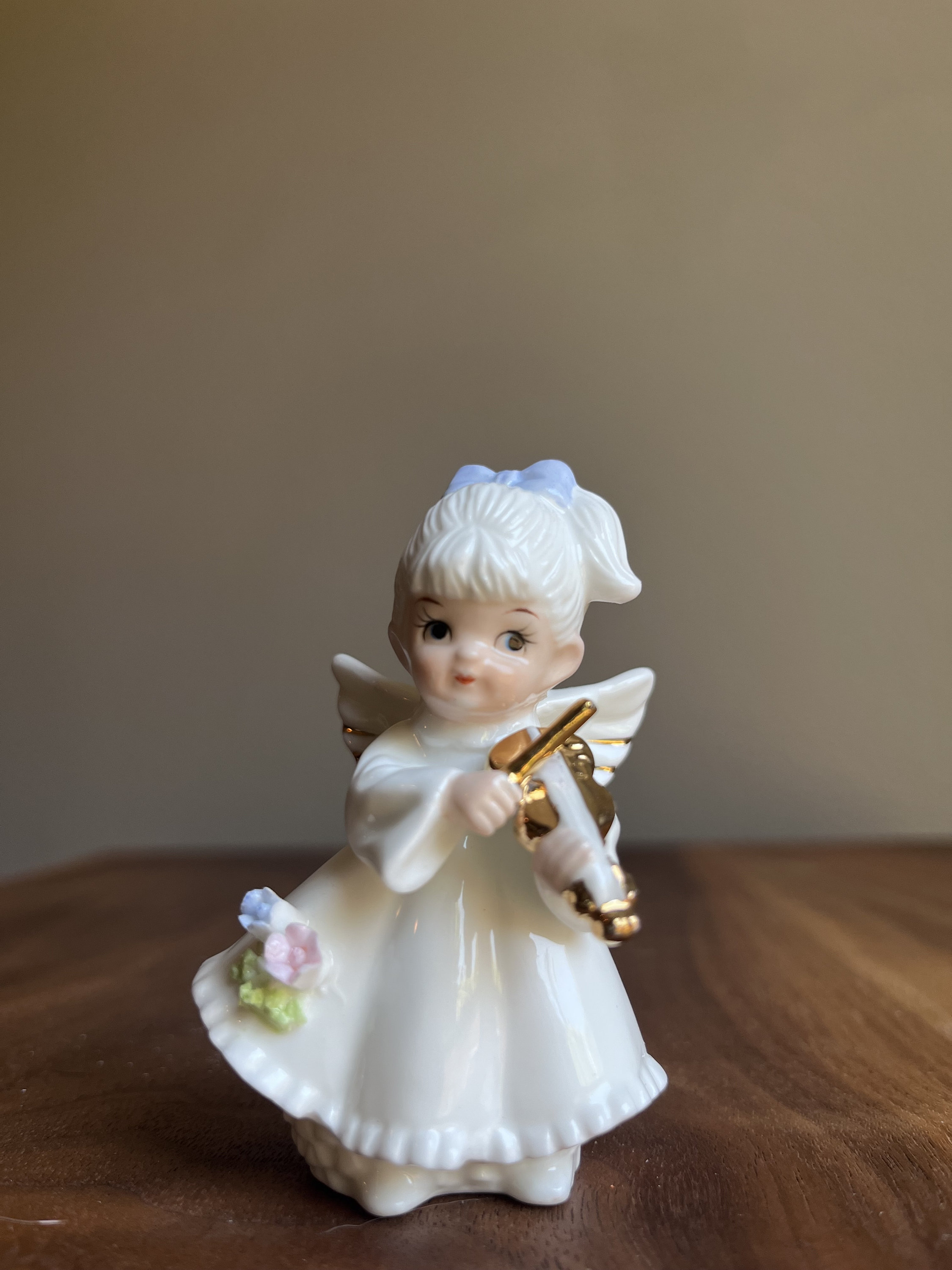 Lefton Bone China Angel Playing Violin 10948 Lefton Angel - Etsy