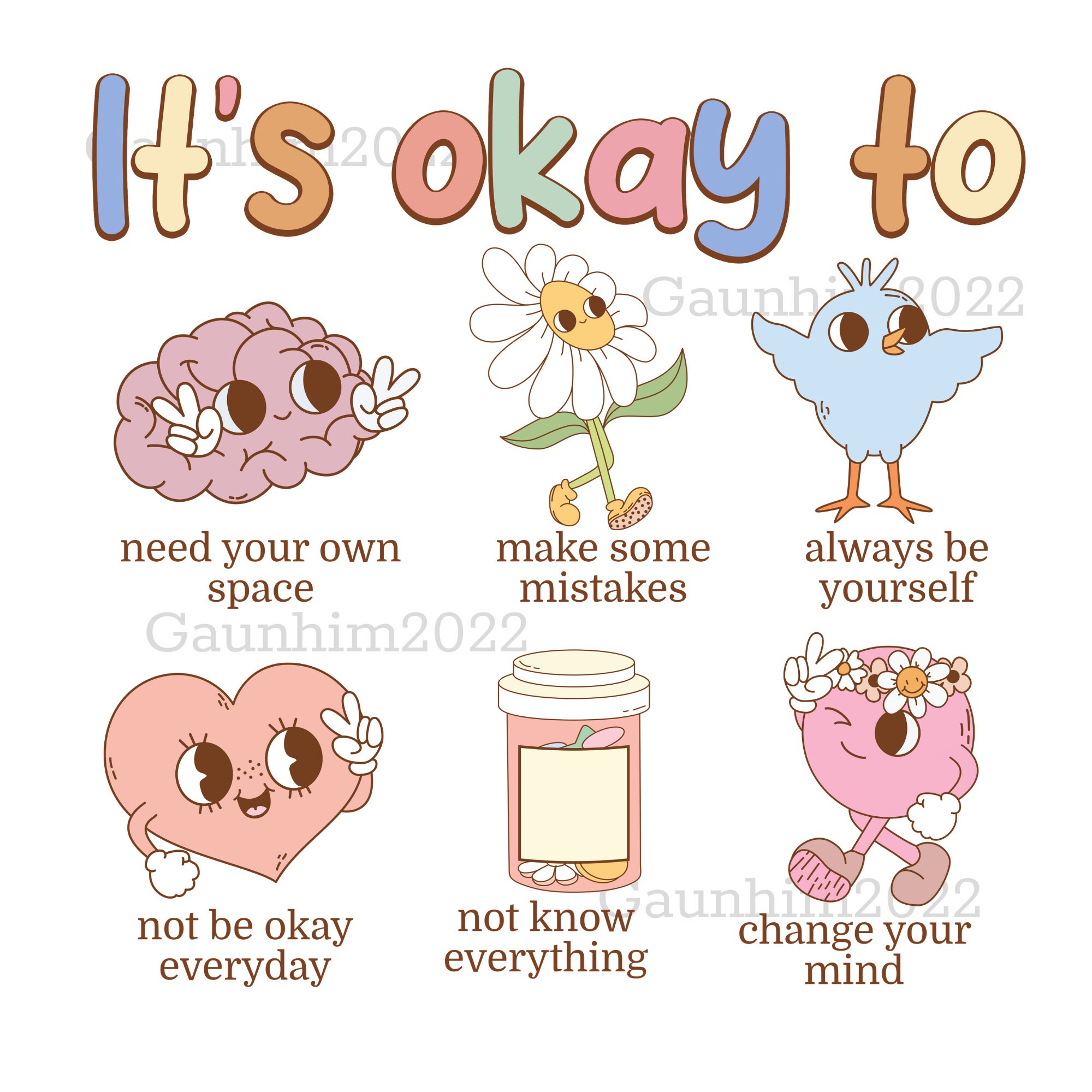 Its Okay to Feel All the Feels PNG, Love Yourself Png, You Matter Png ...