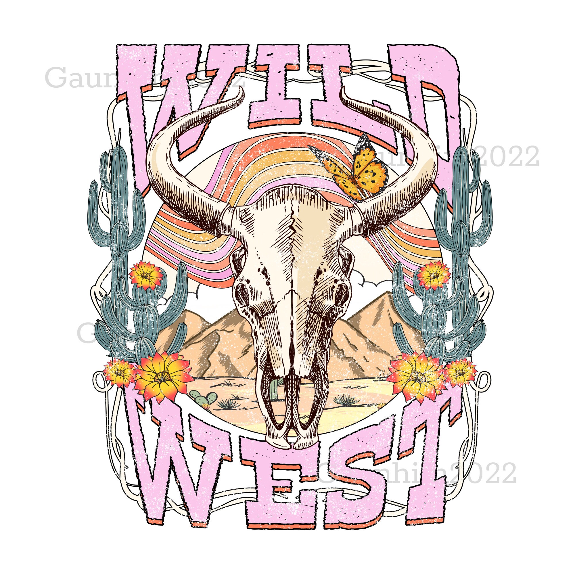 Wild West Png Cowgirls PNG Retro Western Sublimation Country - Etsy
