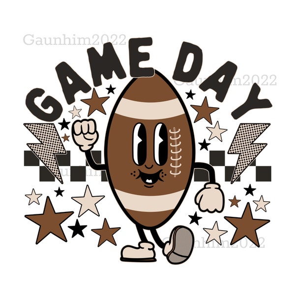 Retro Football Png, Football Png, Digital Download - Etsy