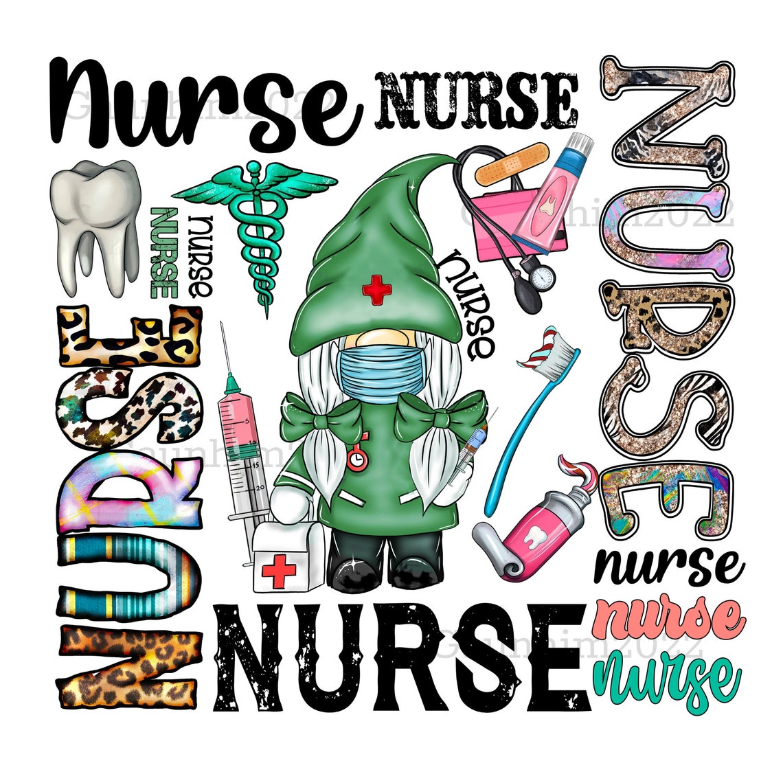 Nurse Life Gnome Png, Nurse Gnomes Png, Nurse Png, Nurse Life Png - Etsy