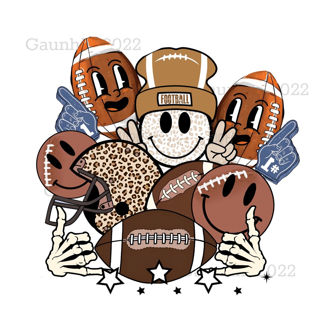 Retro Football Png, Football Png, Digital Download - Etsy