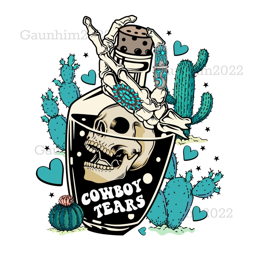 Western Turquoise Jewelry PNG, Cowboy Tears PNG, Western PNG, Cowboy ...