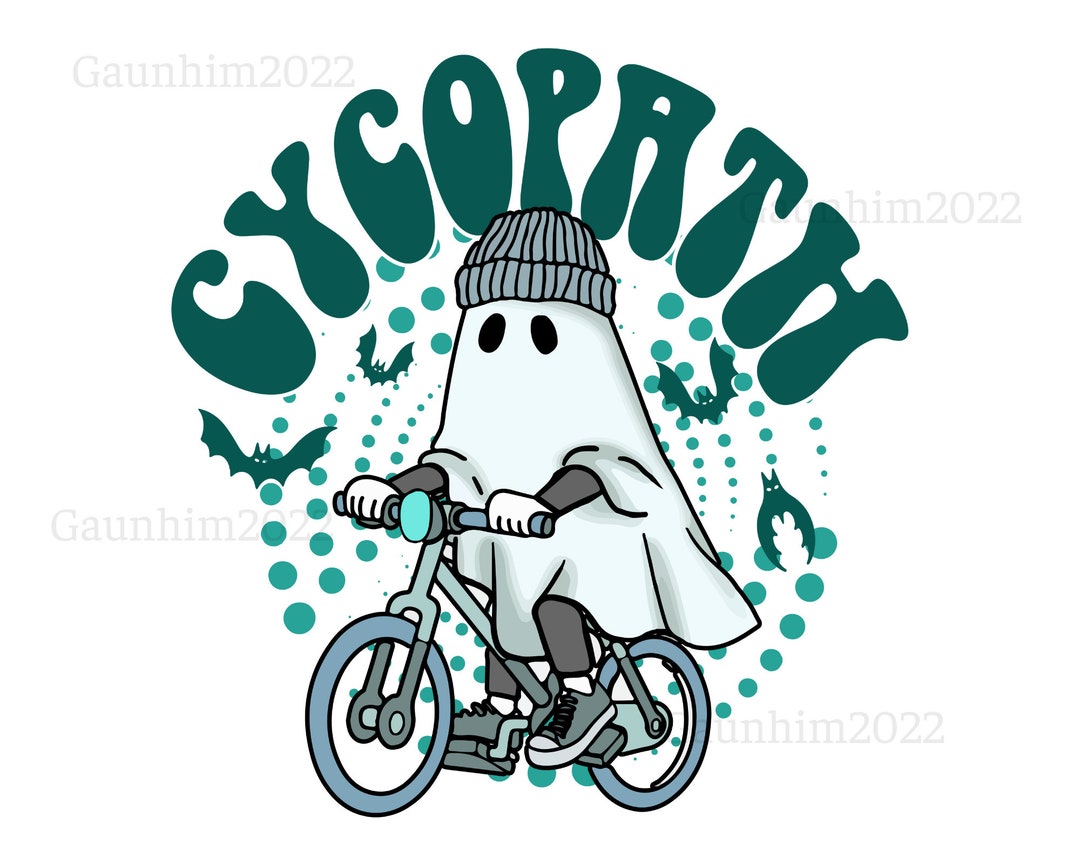 Cycopath PNG, Bicycle Png, Ghost Png, Spooky Season Png - Etsy