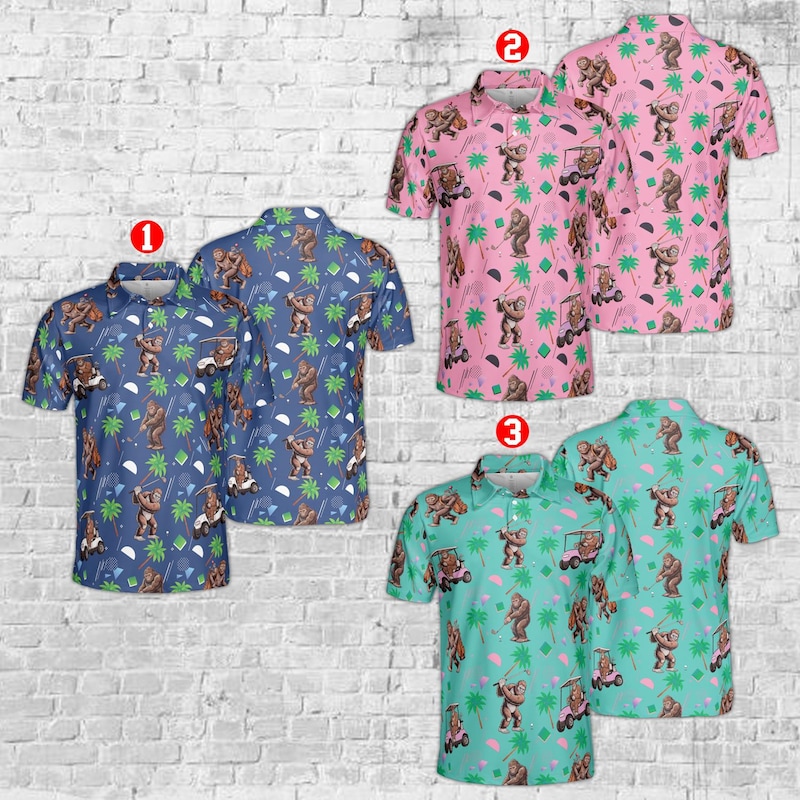 Tropical Golf Shirt Woman - Etsy