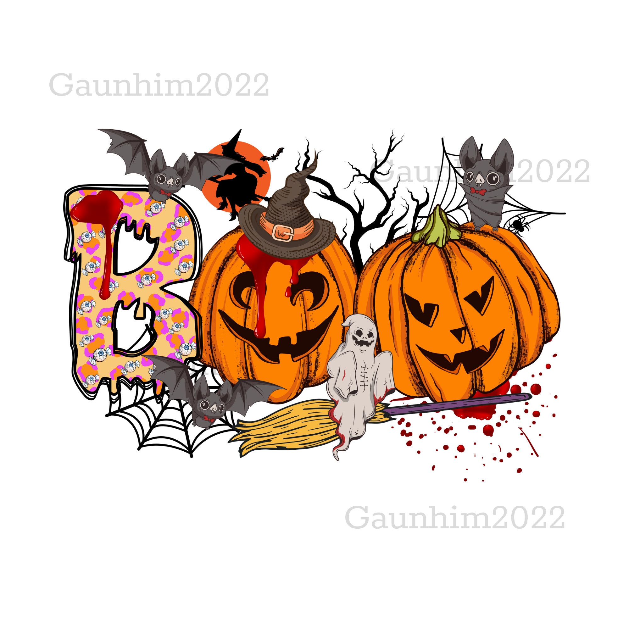 Hallowen Boo Png Pumpkin Clipart Boo Halloween Png Pumpkin - Etsy