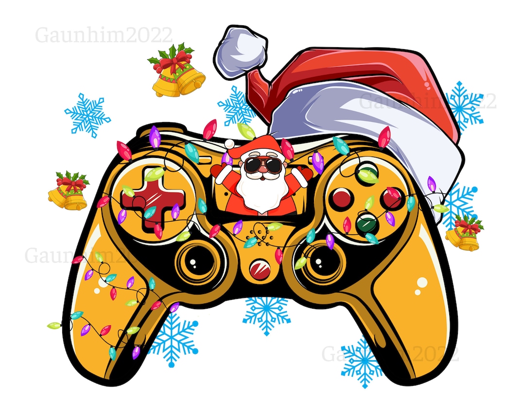Christmas Gamer Png, Merry Christmas Png, Christmas Png, Digital ...