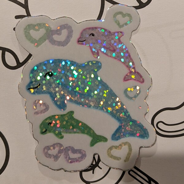 Dolphin Stickers - Etsy