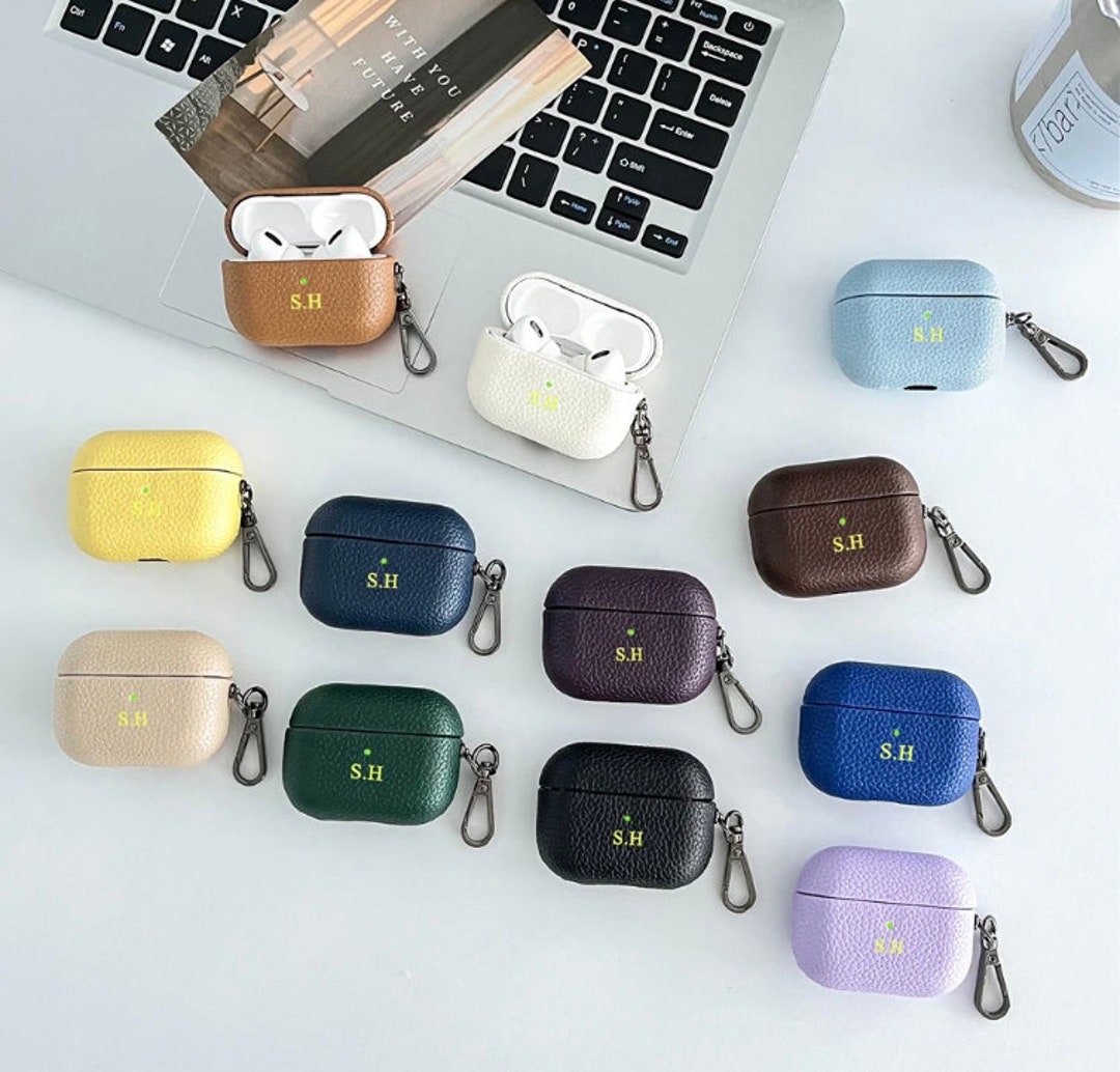 Leather Personalized Airpods Pro Case, Airpods Pro 2 Case,custom ...