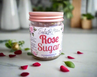 Rose Sugar, Rose Infused Sugar, Great for Baking, Gift for Mom - Etsy