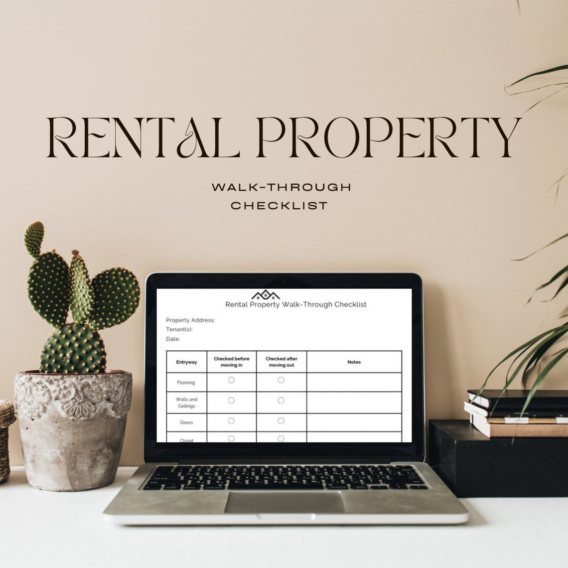 Printable PDF Rental Property Walkthrough Checklist - Etsy