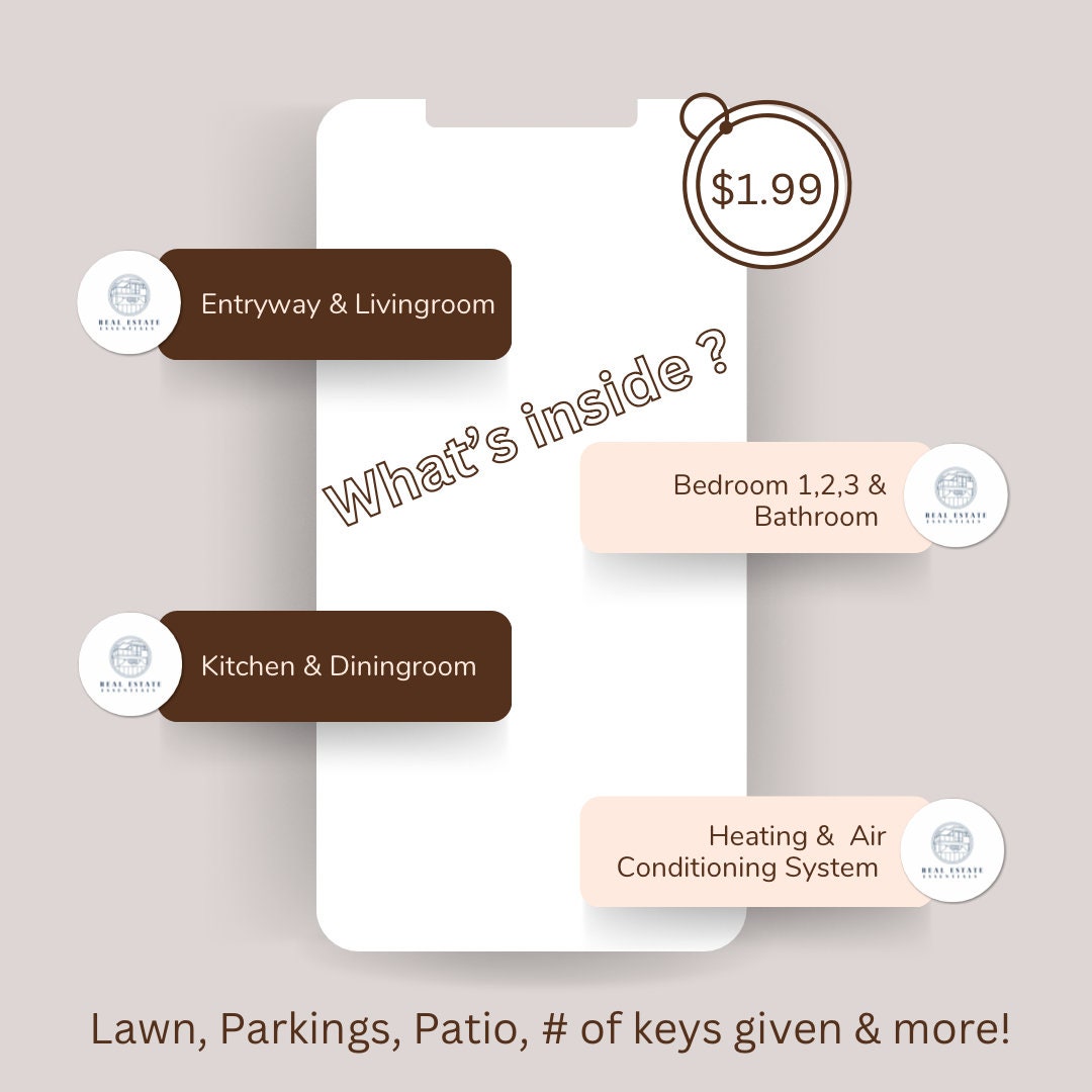 Printable PDF Rental Property Walkthrough Checklist - Etsy