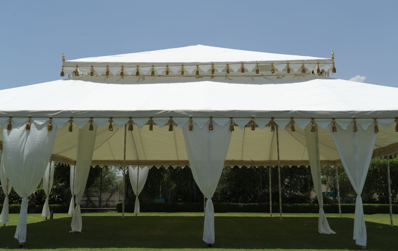 Mughal Tent 12.19m X 12.19m Tent Large Gathering Tent Party and Event ...