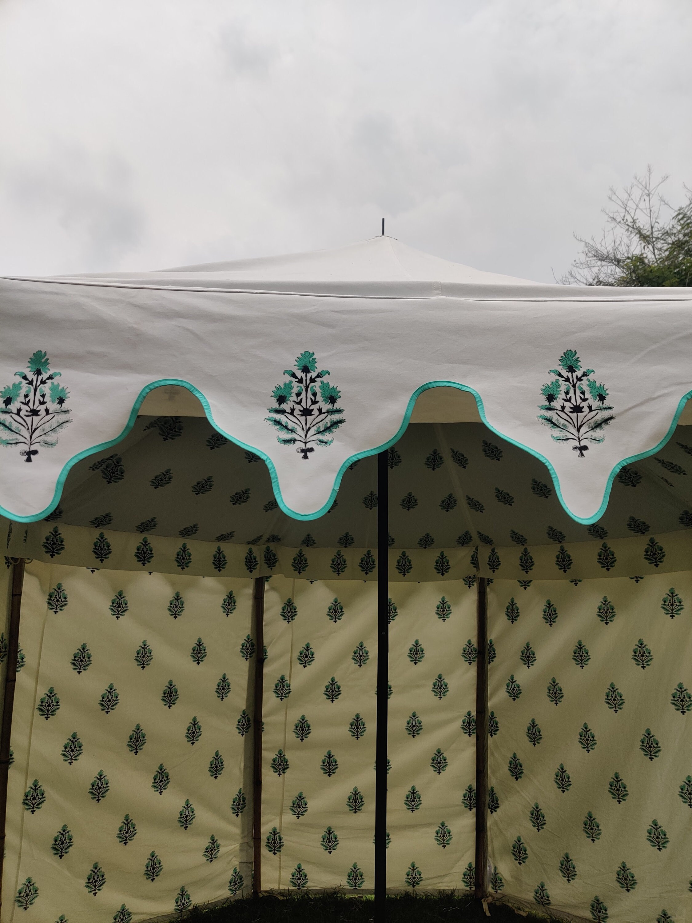 Round Pergola Tent | 4m X 4m | Bamboo Frame | Round Tent | Traditional ...